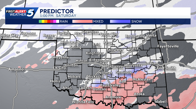 Oklahoma Winter Storm: Heavier snow expected Saturday