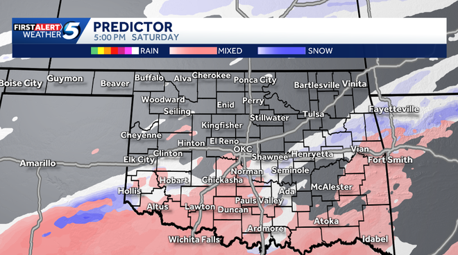 Oklahoma Winter Storm: Heavier snow expected Saturday