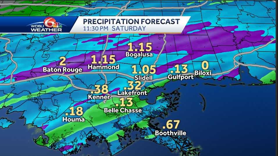 Weekend Rain & Windy Conditions