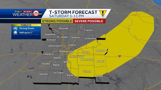 Kansas City weather: Nick Bender tracking the chance for thunderstorms ...