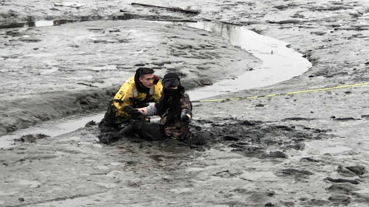 Hiker Rescued After Becoming Stuck In Deep Mud In Saugus