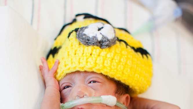 Babies at Beth Israel NICU dress up in Halloween costumes