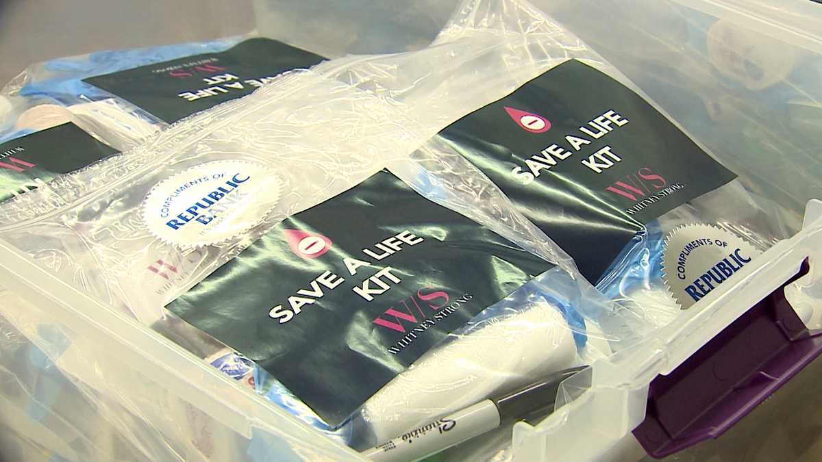 Whitney/Strong donates 100 'save a life' kits to Jeffersontown High School