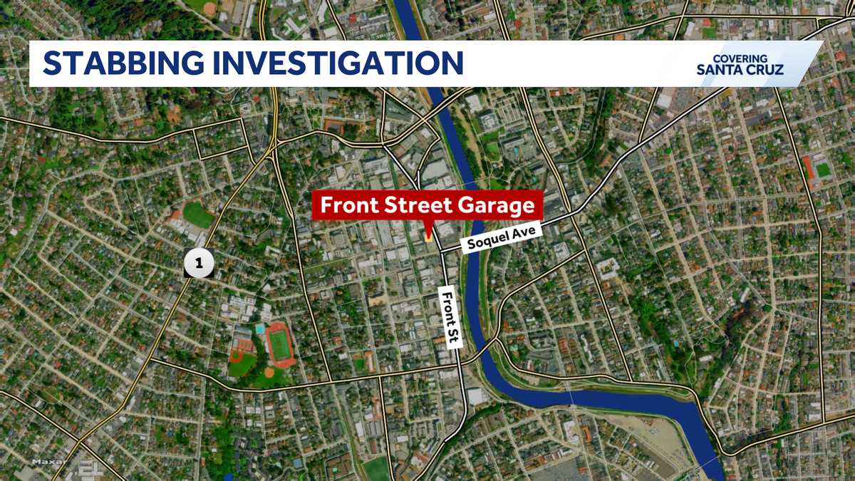 1 in custody after stabbing; garage closed for hours
