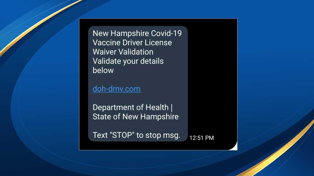 NH police warn about fake texts, website claiming to be from DHHS and DMV