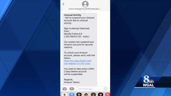 Scam text messages continue to make rounds