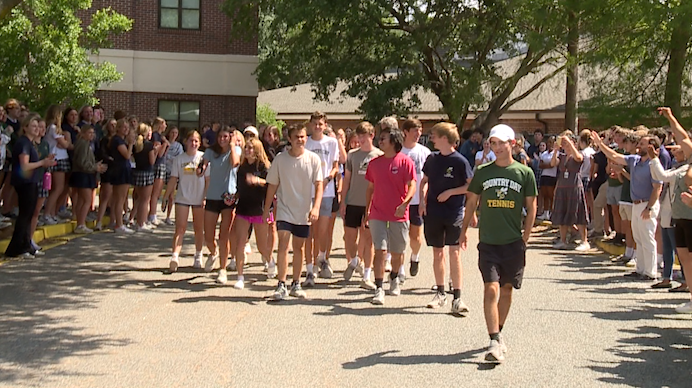 State Championship send-off for Savannah Country Day tennis