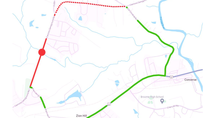 South Carolina: Bridge deemed unsafe, Upstate road closed