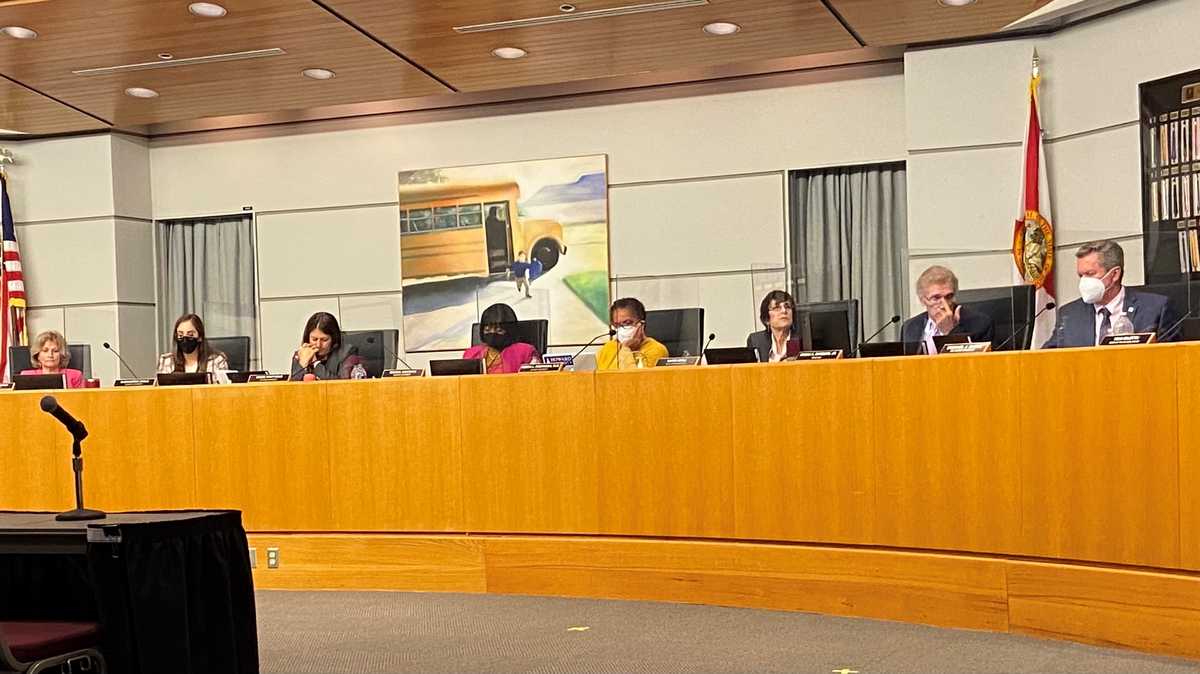 Florida school board adopts new curriculum