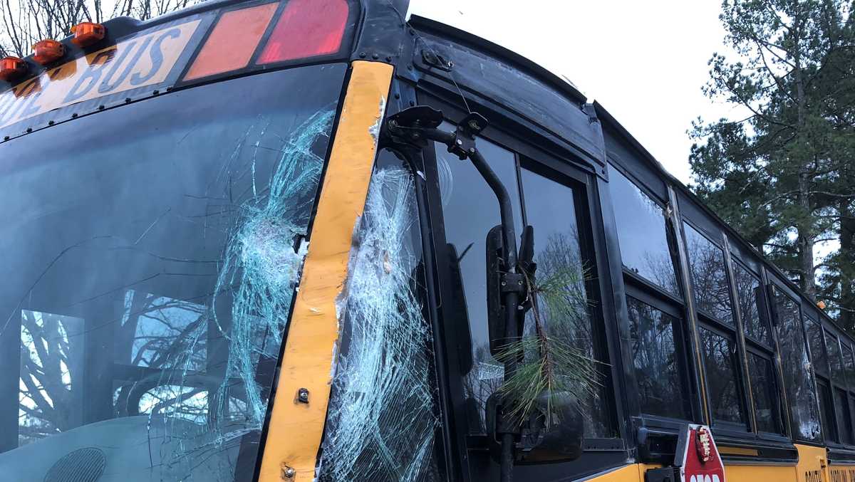 Troopers, school officials on scene of crash involving school bus with ...