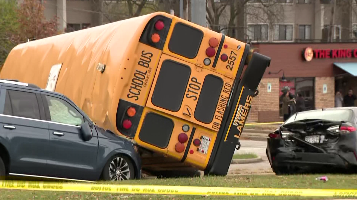 Fatal multi-vehicle crash involves school bus in Greenfield