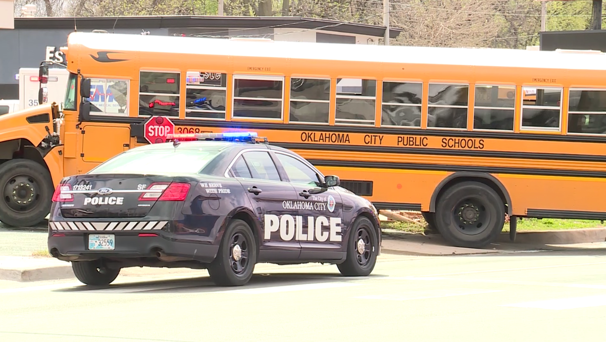 School bus involved in crash in southwest Oklahoma City