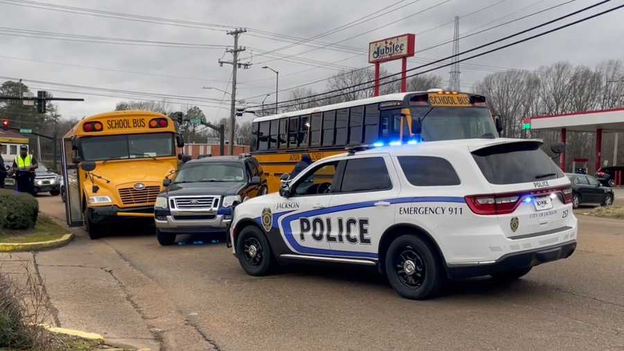 JPS bus involved in crash as students released early for bad weather