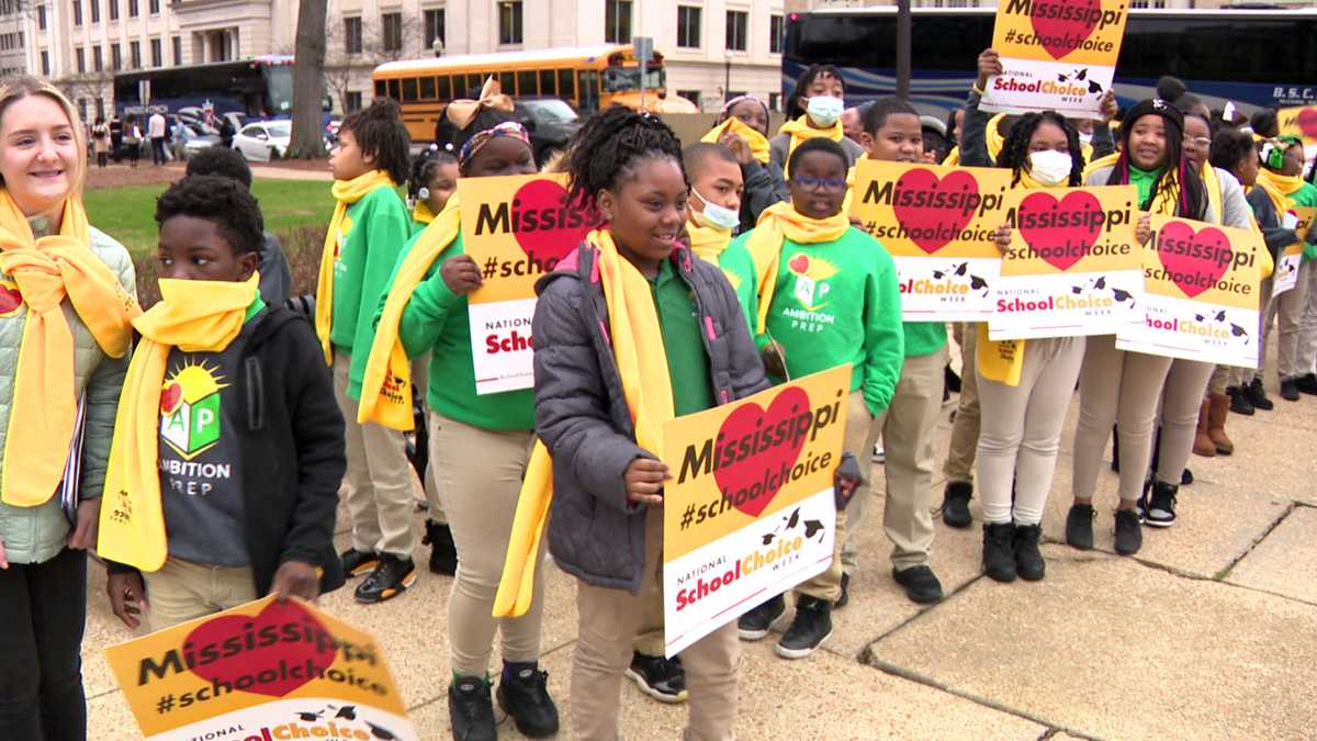 Students, teachers draw attention to education options for children