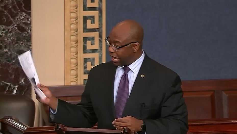 Sen Tim Scott Defends Sessions Reads Racist Tweets