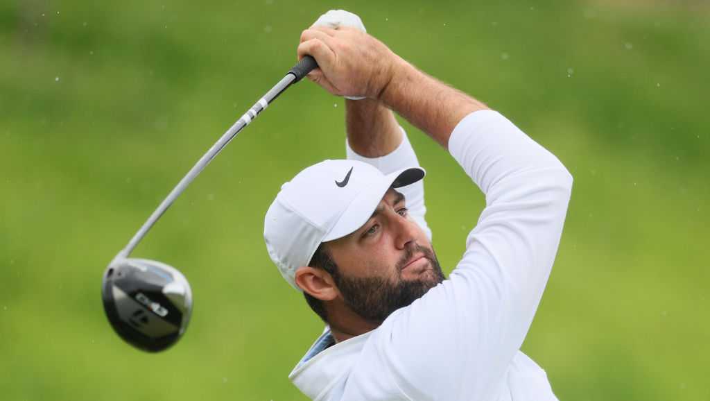 Autographed hat worn by Scottie Scheffler day of Louisville arrest up ...