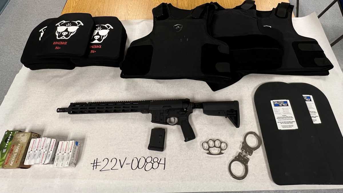 Man wearing body armor arrested at hotel in Scotts Valley; rifle also ...