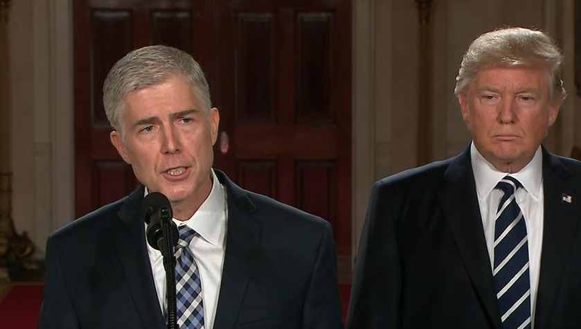 Trump announces Neil Gorsuch as Supreme Court nominee