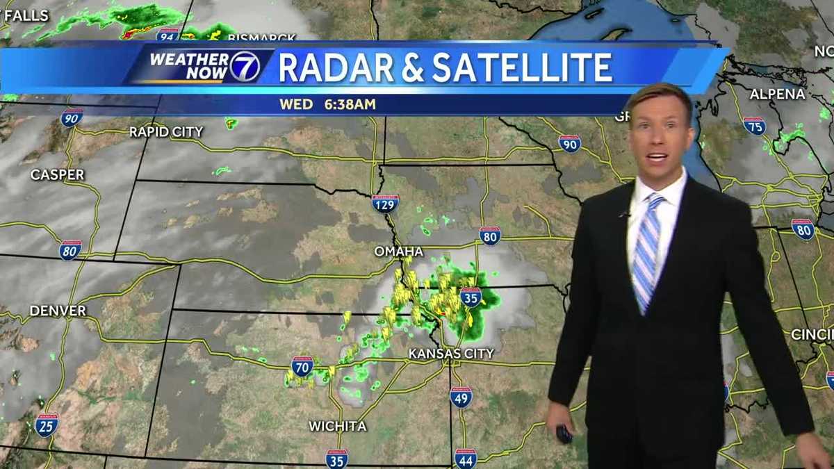 Morning storms end south of Omaha, dangerous heat begins this afternoon