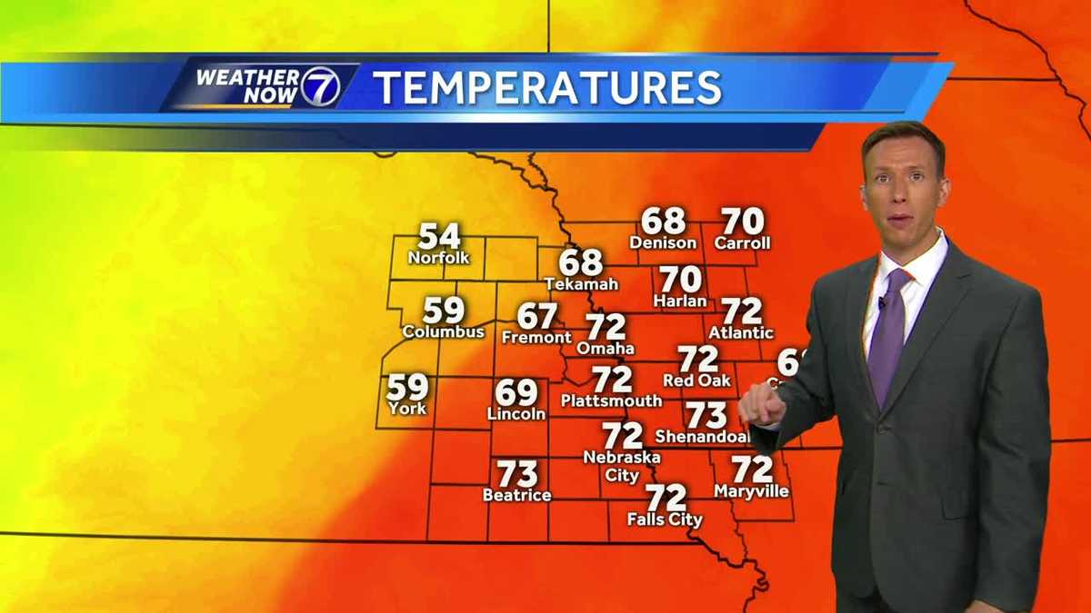 Cold front brings rain early Tuesday and a cooler afternoon