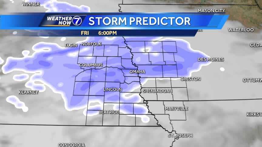 More snow in Omaha late Friday, another round possible Saturday