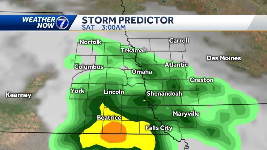 A rainy forecast returns, just in time for the weekend