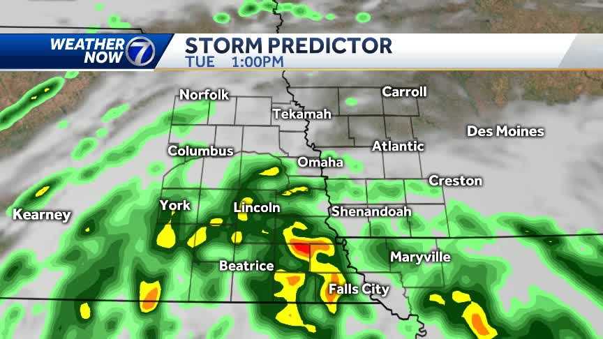 Hot today, cooler temperatures and rain chances Tuesday