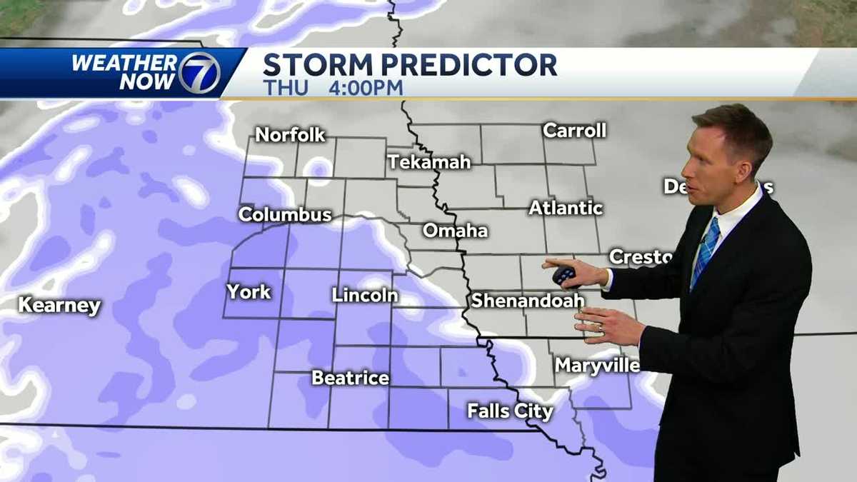 Cold winds Wednesday morning, snow coming tomorrow afternoon