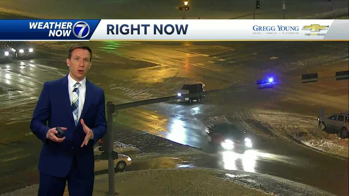 Isolated slick spots Monday morning, lots of cold weather this week