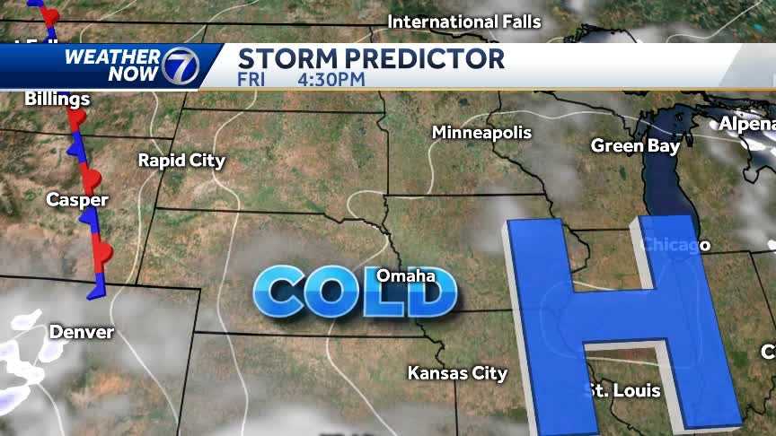 Cold, dry weather continues through the end of the week
