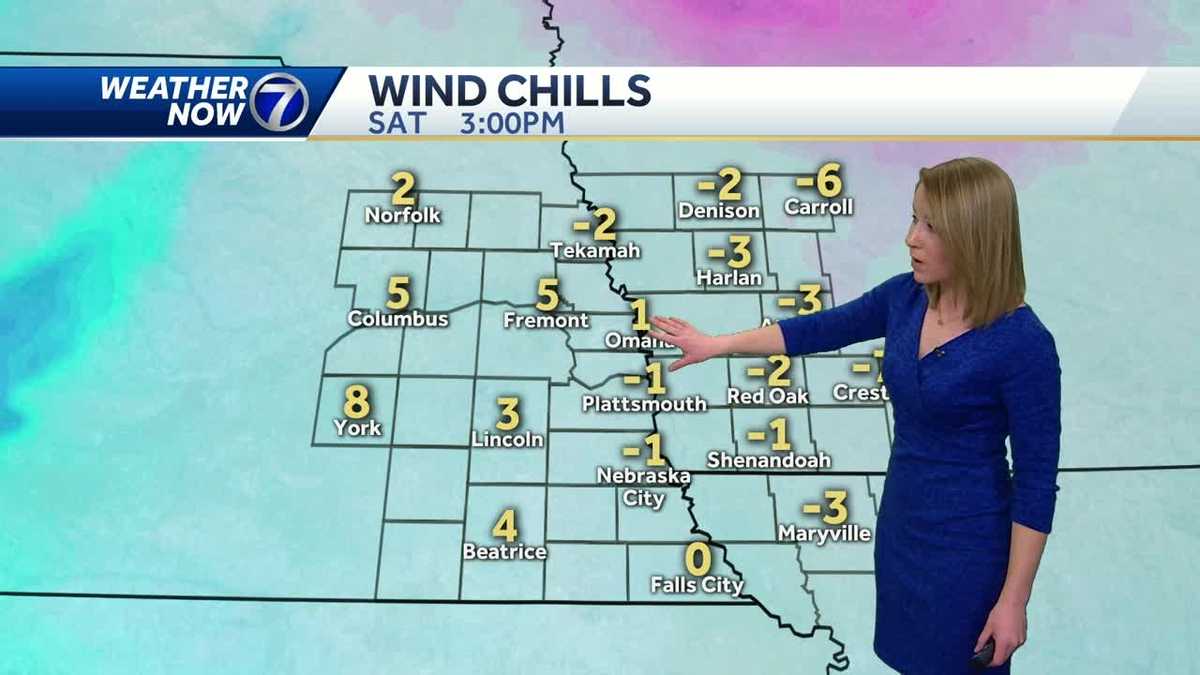 Cold and windy Saturday, wind chills stay near 0