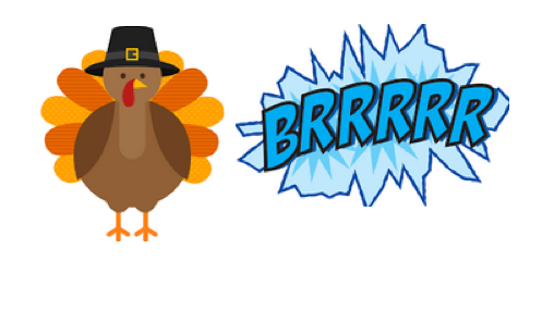 Cold weather for Thanksgiving