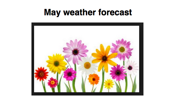 Updated May forecast