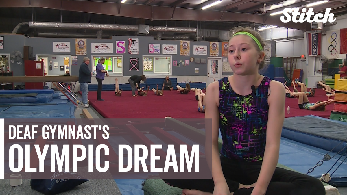 Despite her disability, Mykenzie is going for gold