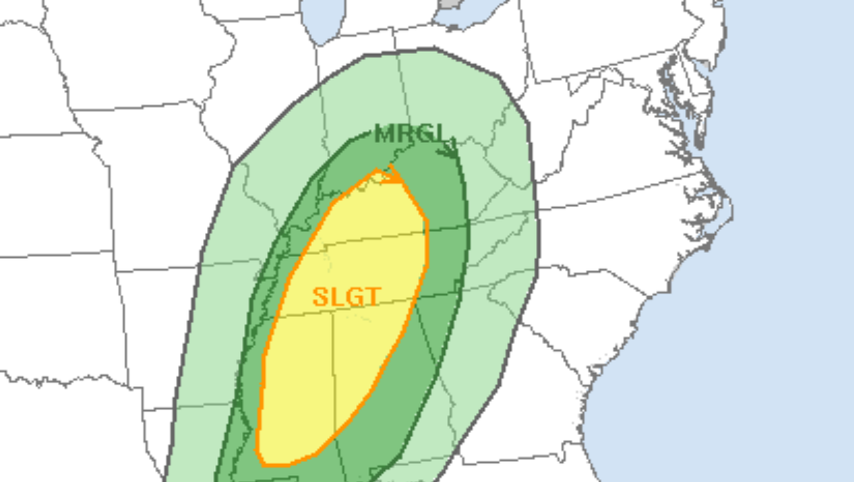 Belski's Blog - SLIGHT RISK for severe storms this afternoon