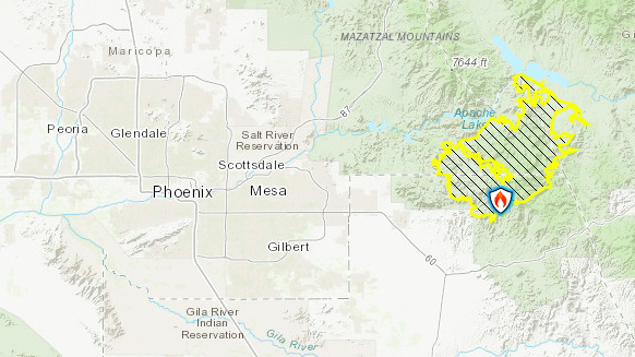 Belski's Blog - Large fire near Phoenix is the 5th largest ever in Arizona