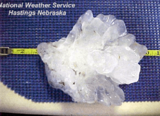Belski's Blog - Anniversary of the largest hail ever in the U.S.