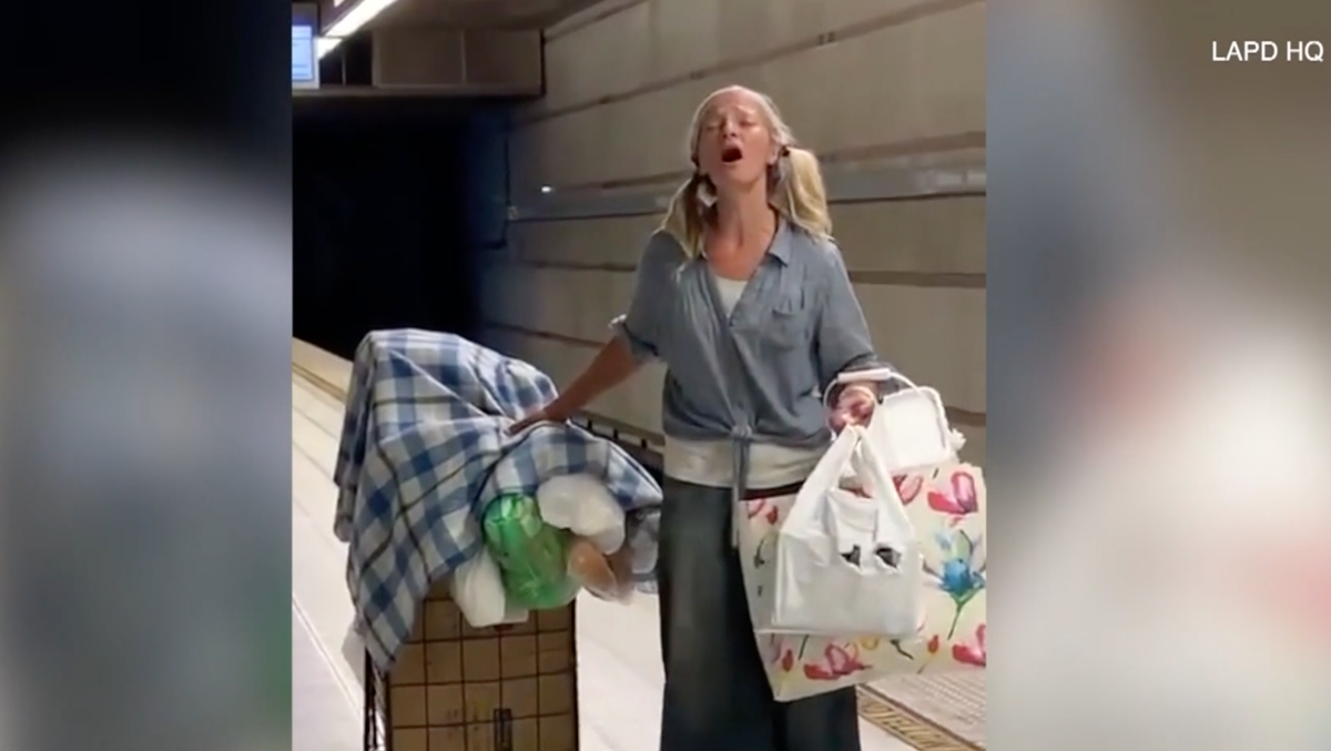Video of homeless woman with incredible voice singing in subway goes viral
