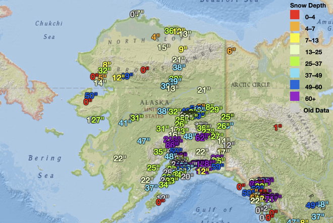 Belski's Blog - There is a lot of snow on the ground in Alaska