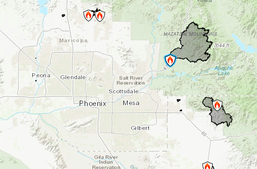 Belski's Blog - Large brush fires in Arizona