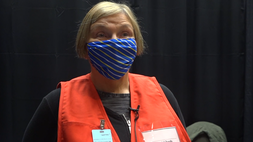 Retired nurse who barely survived COVID-19 is now administering vaccines