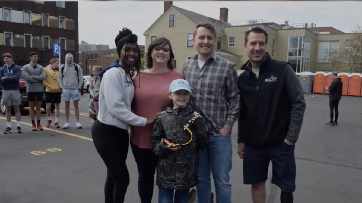 NH boy receives prosthetic leg donation after amputation