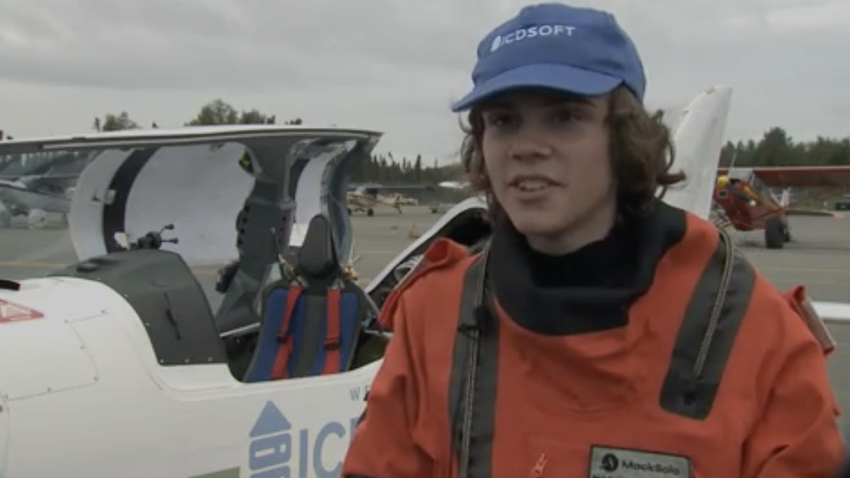 Teen on track to become youngest pilot to fly solo around the world