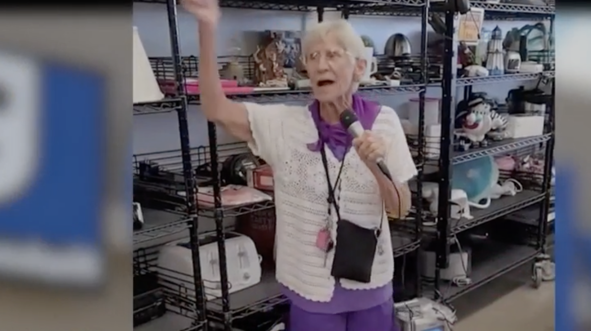 Ohio grandma goes viral after karaoke performance inside Goodwill