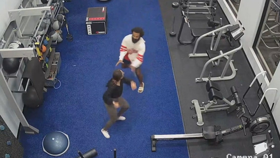 Woman who went viral fighting off attacker at apartment gym helping ...