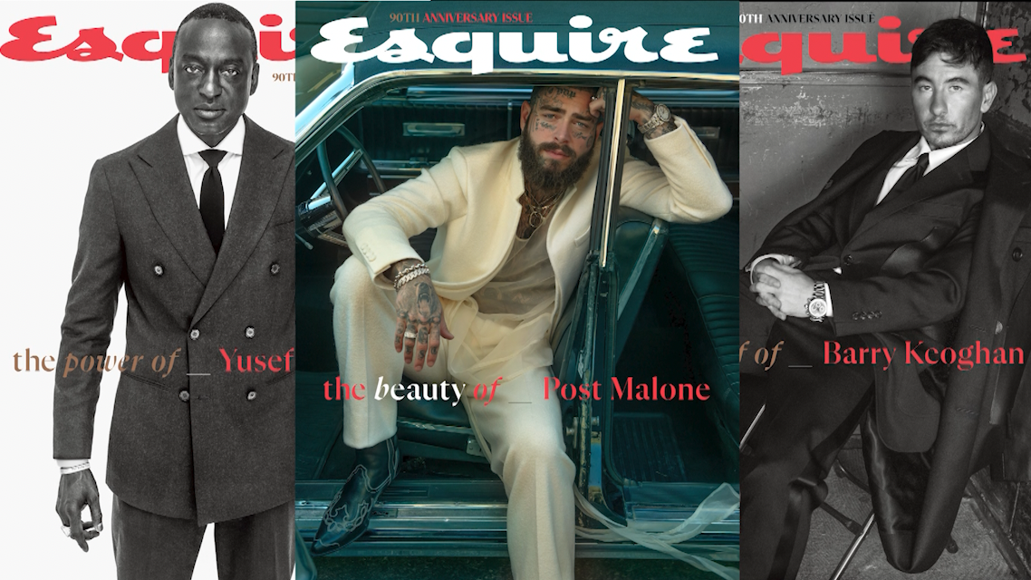 Post Malone, Patrick Mahomes, Barry Koegan featured in Esquire's 90th ...
