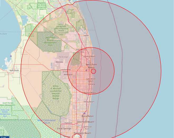 FAA establishes temporary flight restrictions on Palm Beach