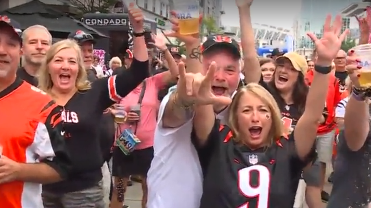 Cincinnati Bengals fans bring energy for season opener