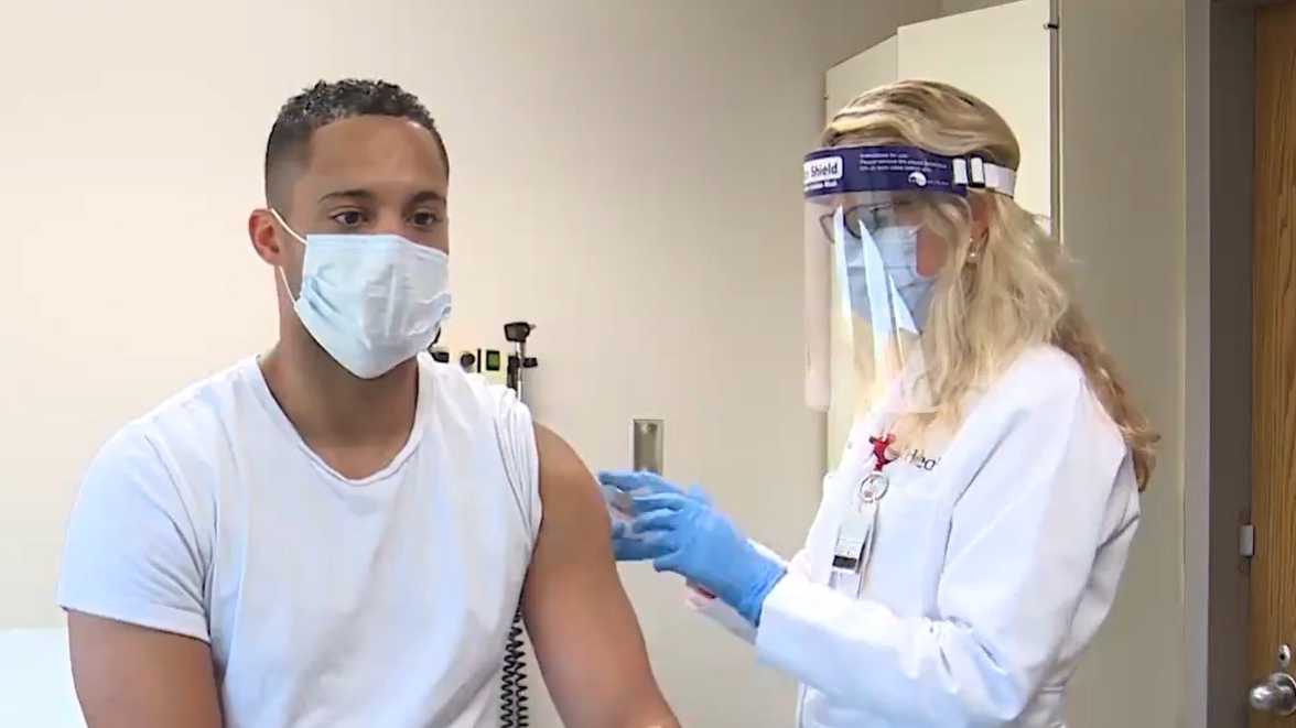 Inside the vaccine trial: WLWT's Colin Mayfield participates in UC ...