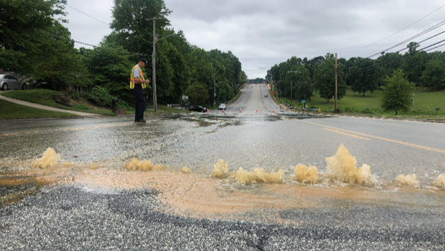 High Point: Water main break fixed on Eastchester Drive